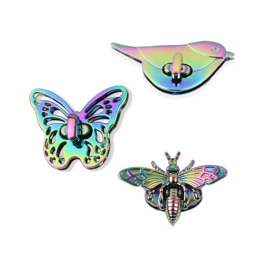 Rainbow Purse Lock Twist Lock Bag Lock Handbag Lock Turn Lock Bag ...