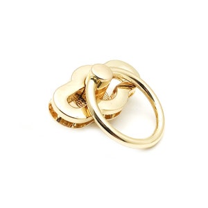 Gold Bag Lock Turn Flip Lock Purse Lock Handbag Lock Leather Bag Lock ...