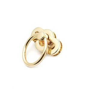 Gold Bag Lock Turn Flip Lock Purse Lock Handbag Lock Leather Bag Lock ...