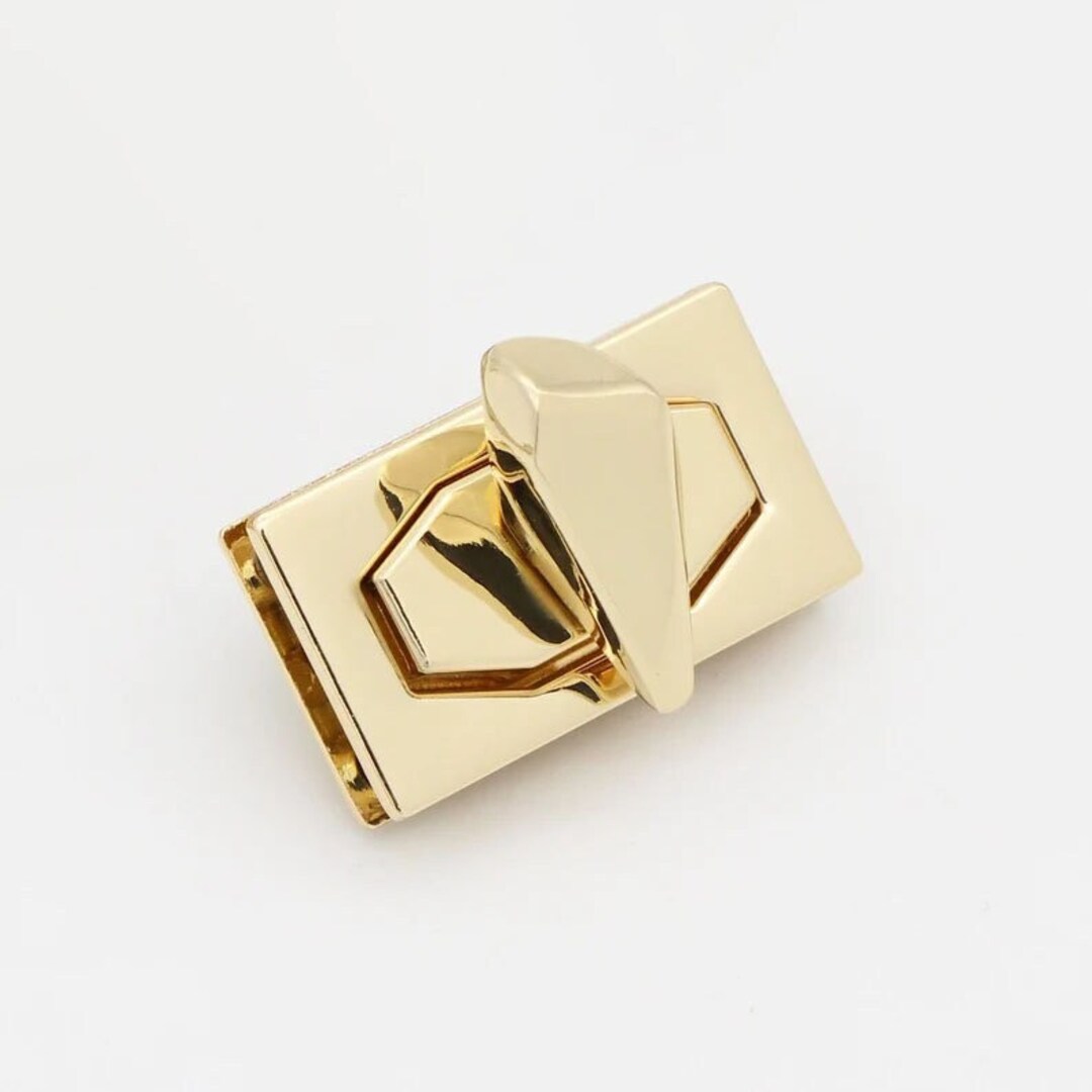 Metal Bag Lock Gold Purse Lock Twist Lock Handbag Lock Turn Lock Bag ...