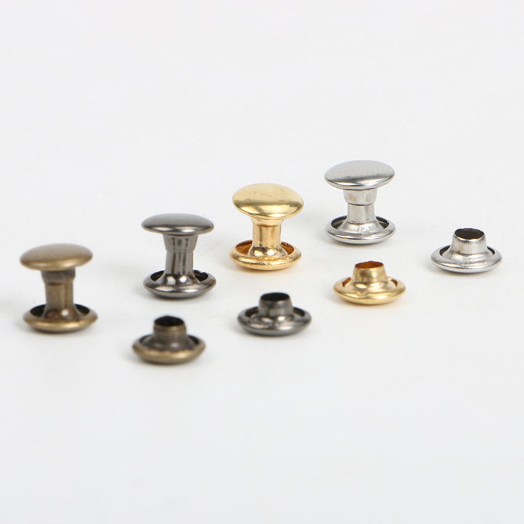 100pcs Double Cap Rivets 6mm/7mm/8mm/9mm/10mm Rivets Rapid Rivets ...