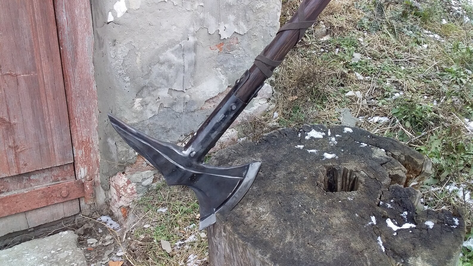 Axe Short Functional Replica of the Iron Battleaxe From the | Etsy