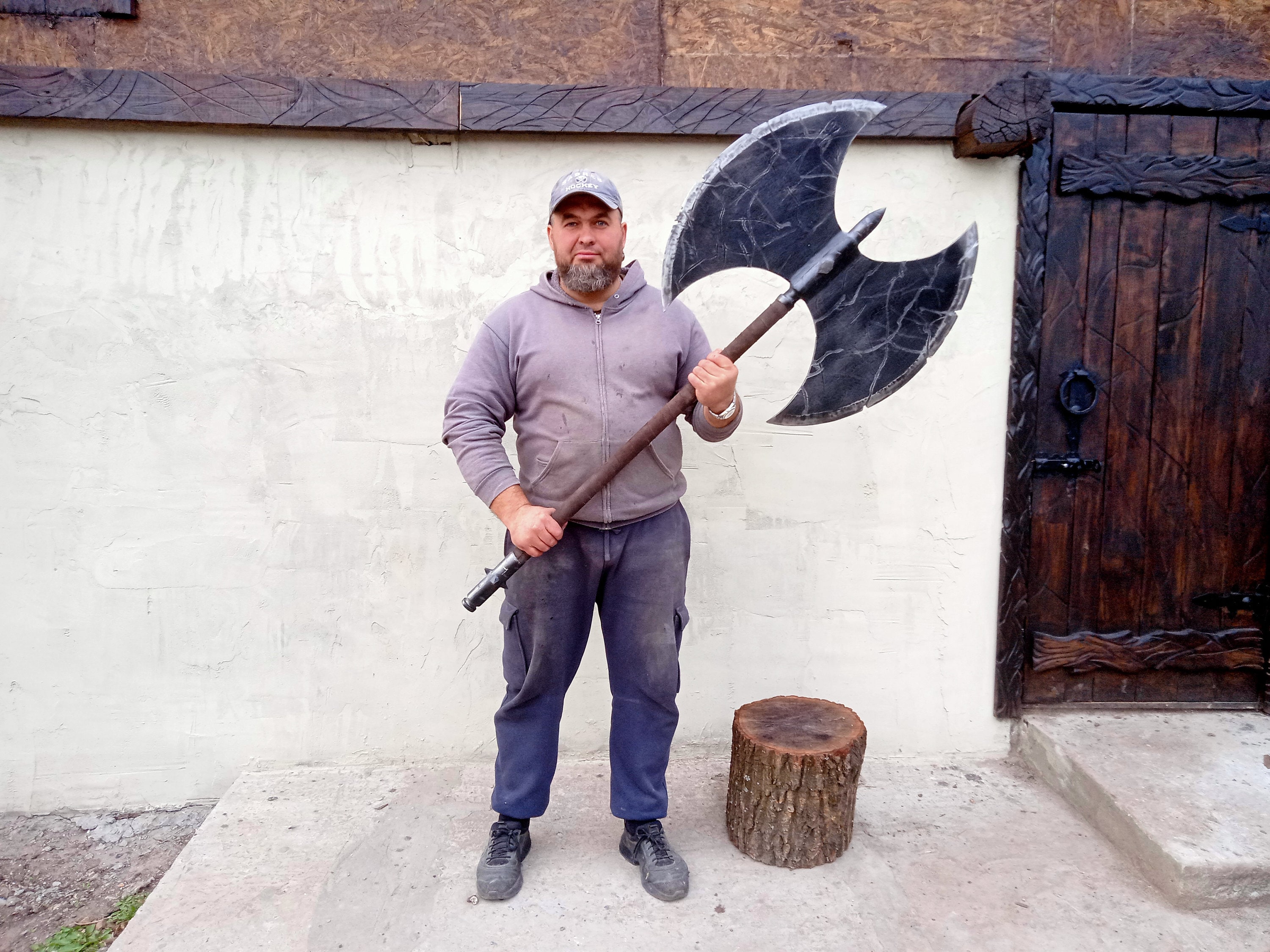 Double-sided War Axe - Etsy