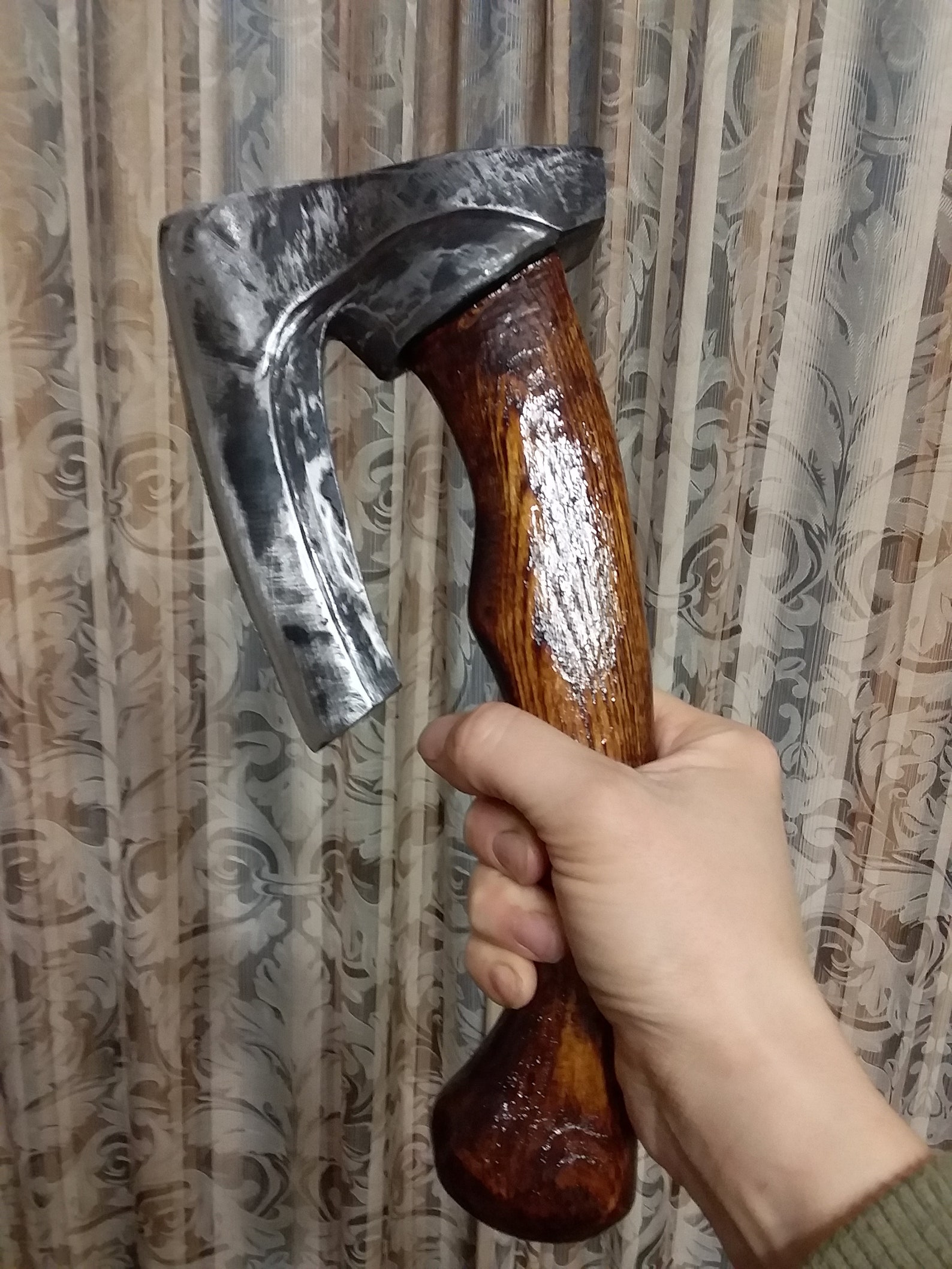 Fist Ax palm-sized With a Long Handle - Etsy