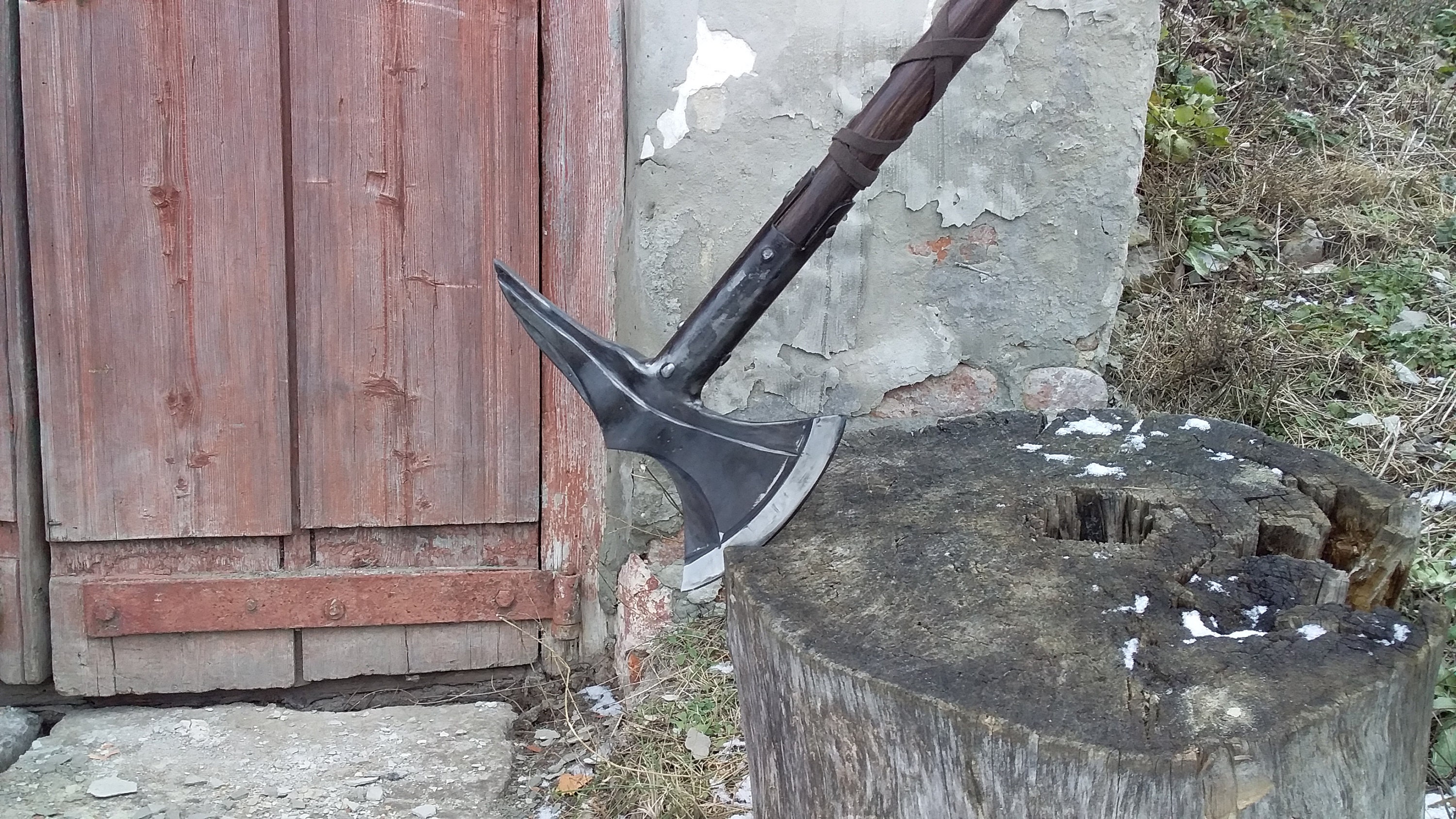 Axe Short Functional Replica of the Iron Battleaxe From the | Etsy