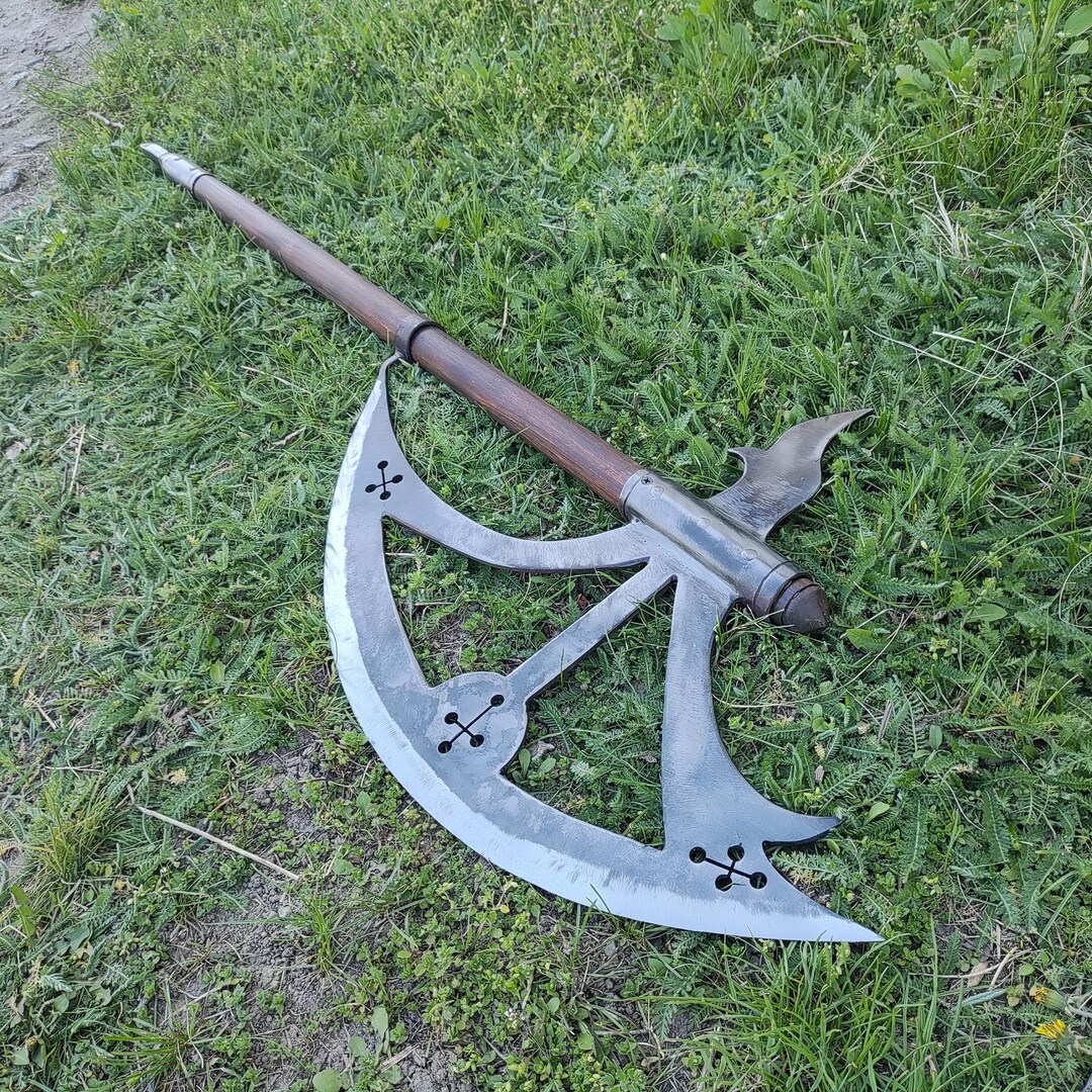 Bardiche, Handmade, Viking, Personalized, Axe, Polearm, Medieval ...