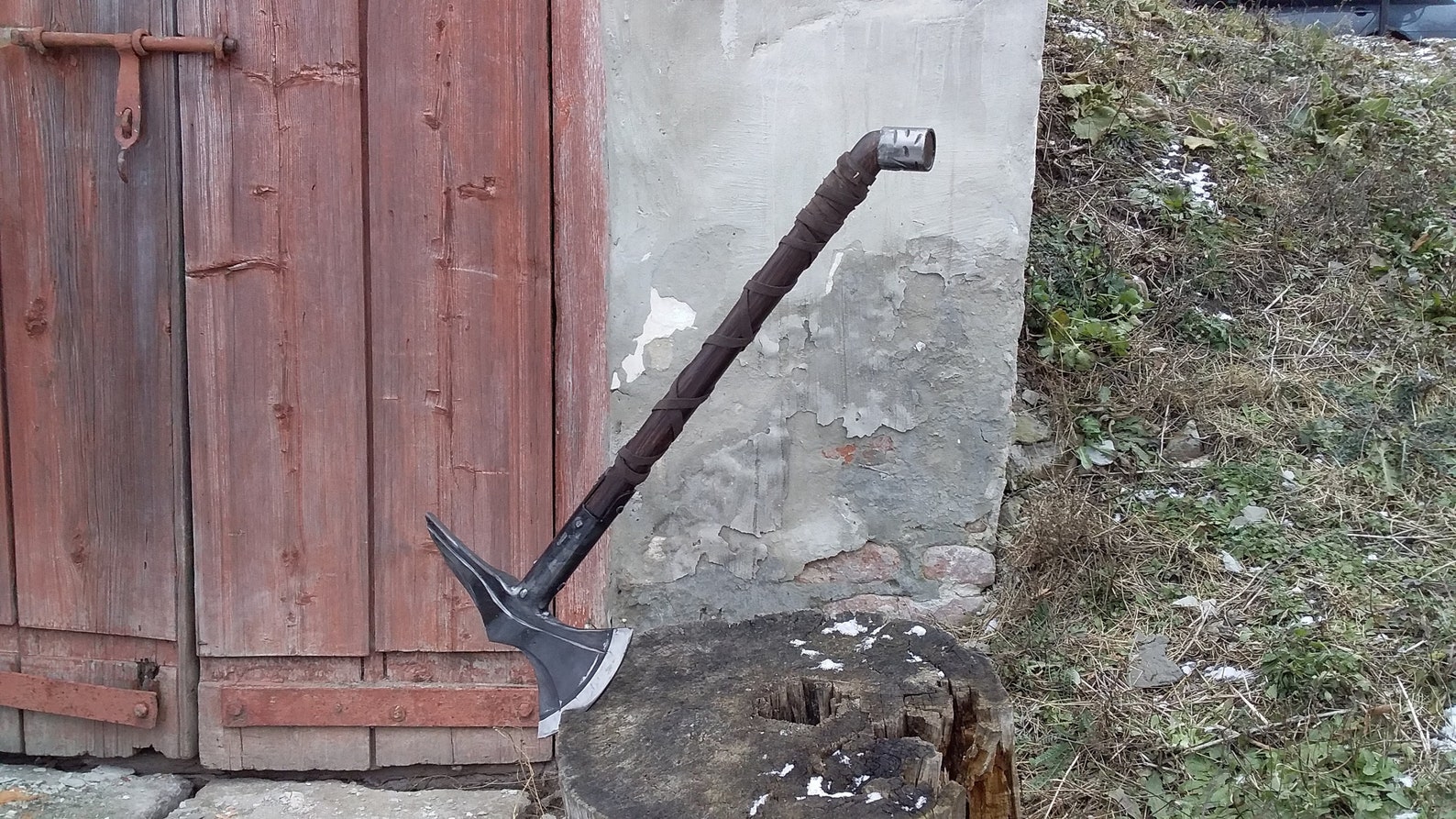 Axe Short Functional Replica of the Iron Battleaxe From the | Etsy