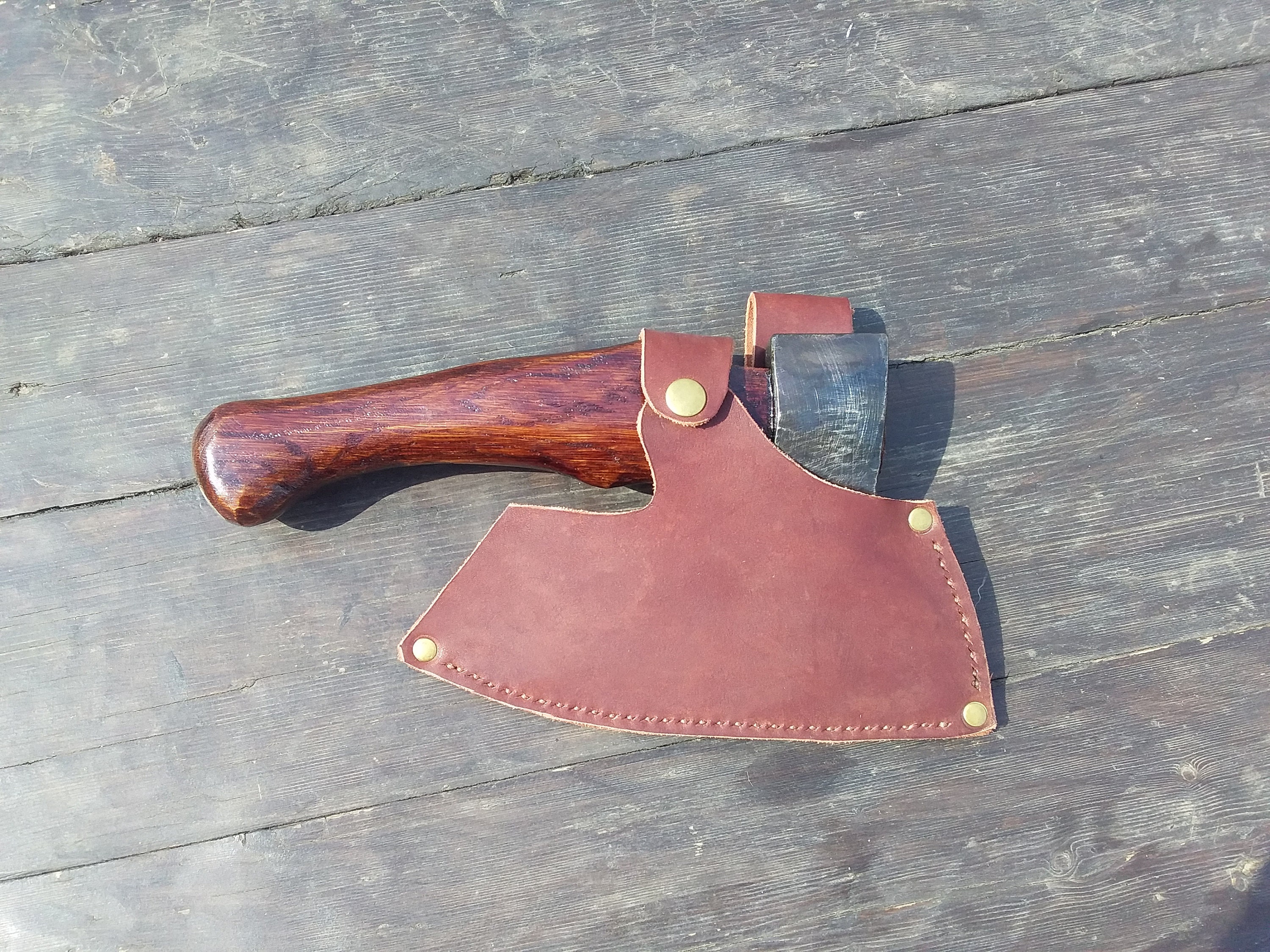 Fist Ax new Handle With Belt Sheath - Etsy