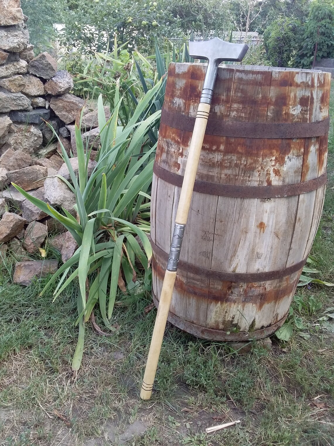 Walking Stick Viking Hammer - Etsy