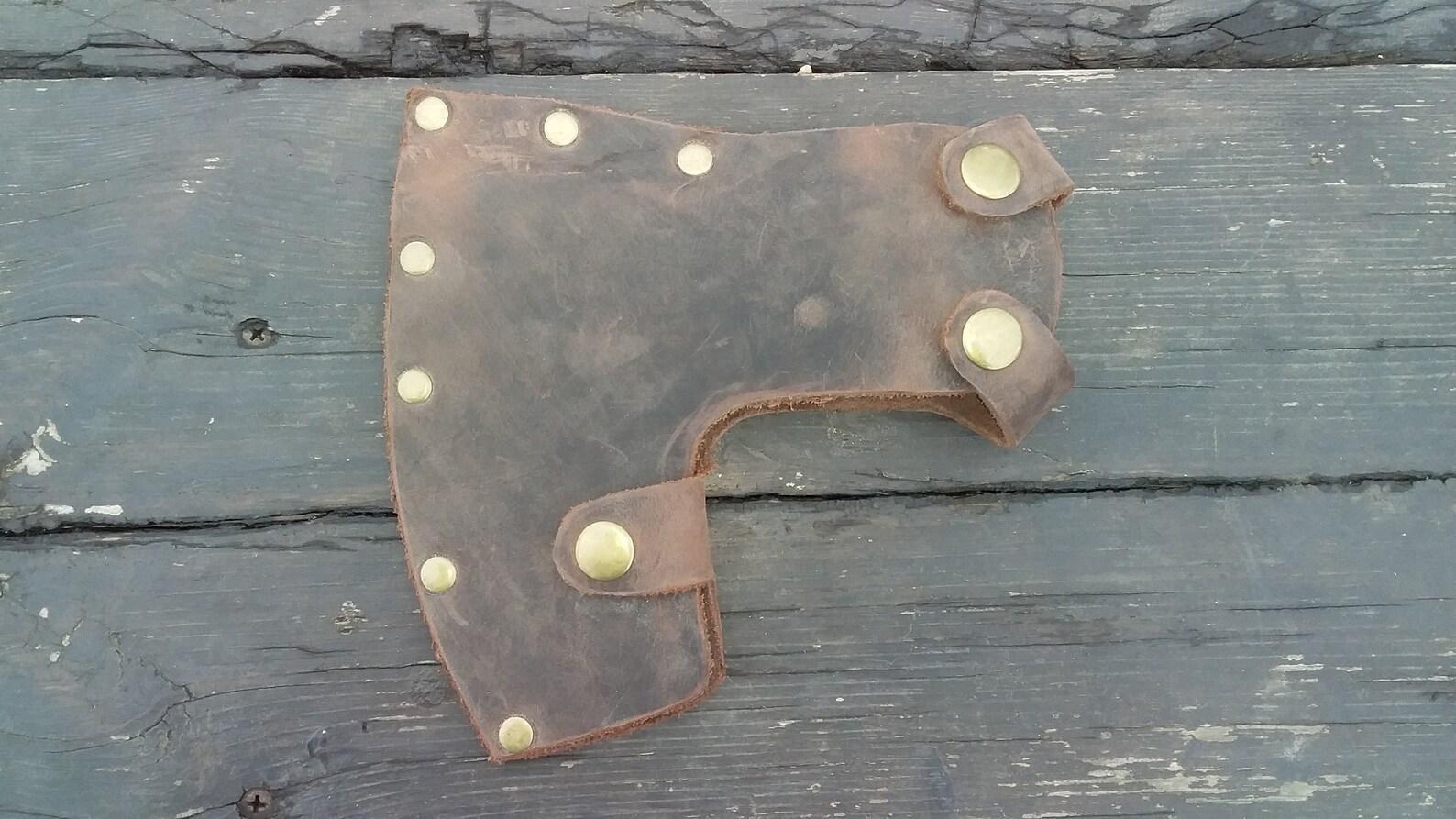 A Bearded Ax With a Hook and a Leather Sheath to Go With It | Etsy