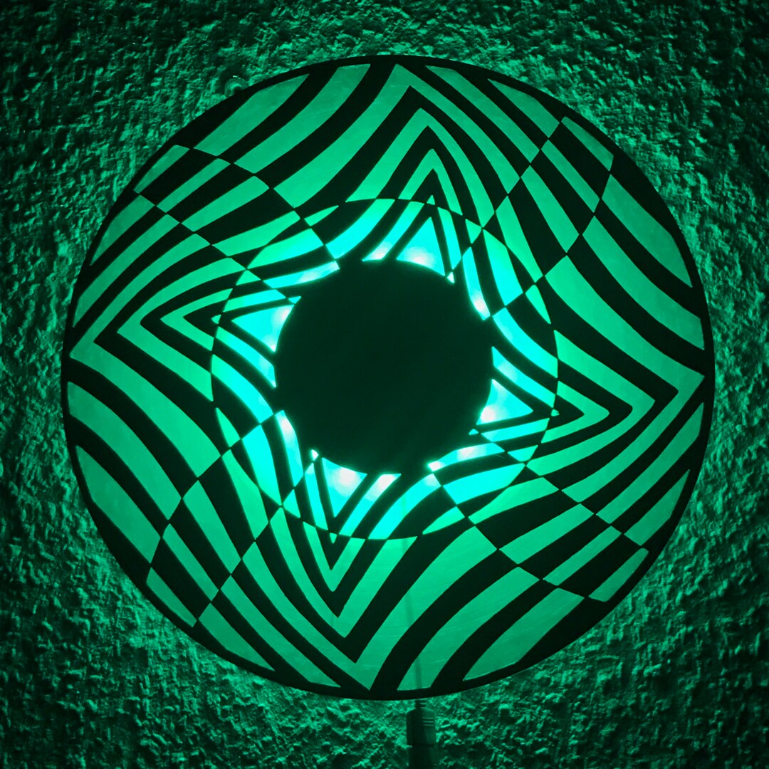 Unique 2 Records LED RGB Art Light Installation With - Etsy