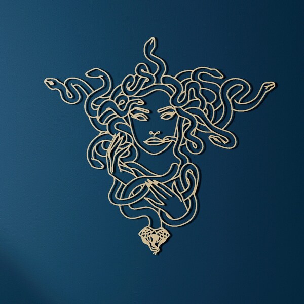 Metal Medusa Wall Decor - Etsy