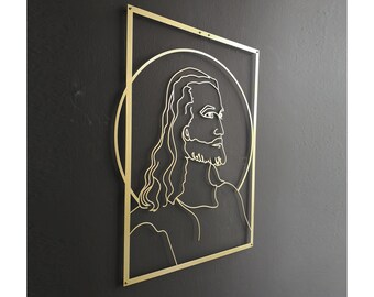 Jesus Line Wall Art - Etsy
