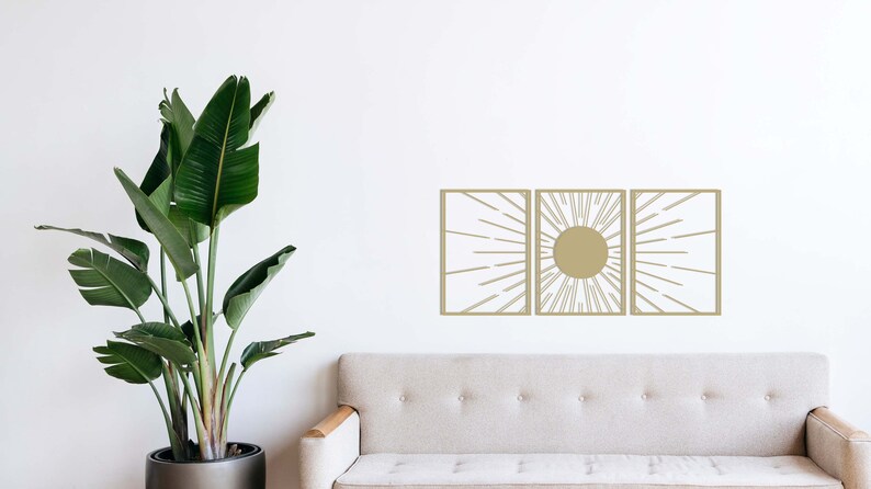 Sun Metal Wall Decor Large Sun Wall Decor Above Bed Decor - Etsy