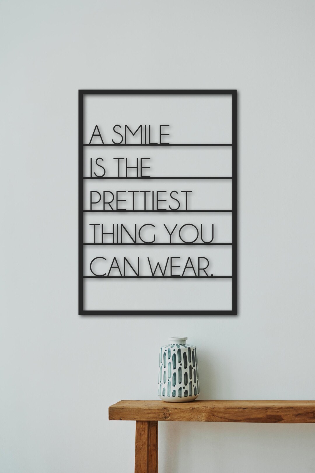 Smile Metal Wall Art: Modern Dental Office Decor - Etsy