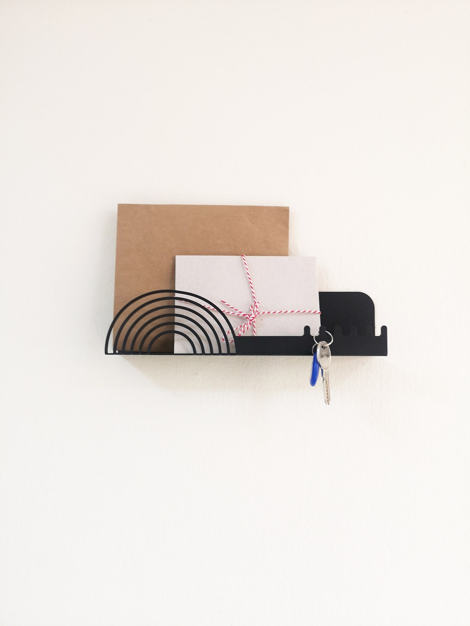 Metal Mail Holder Modern Mailbox Wall Mailbox Entryway - Etsy