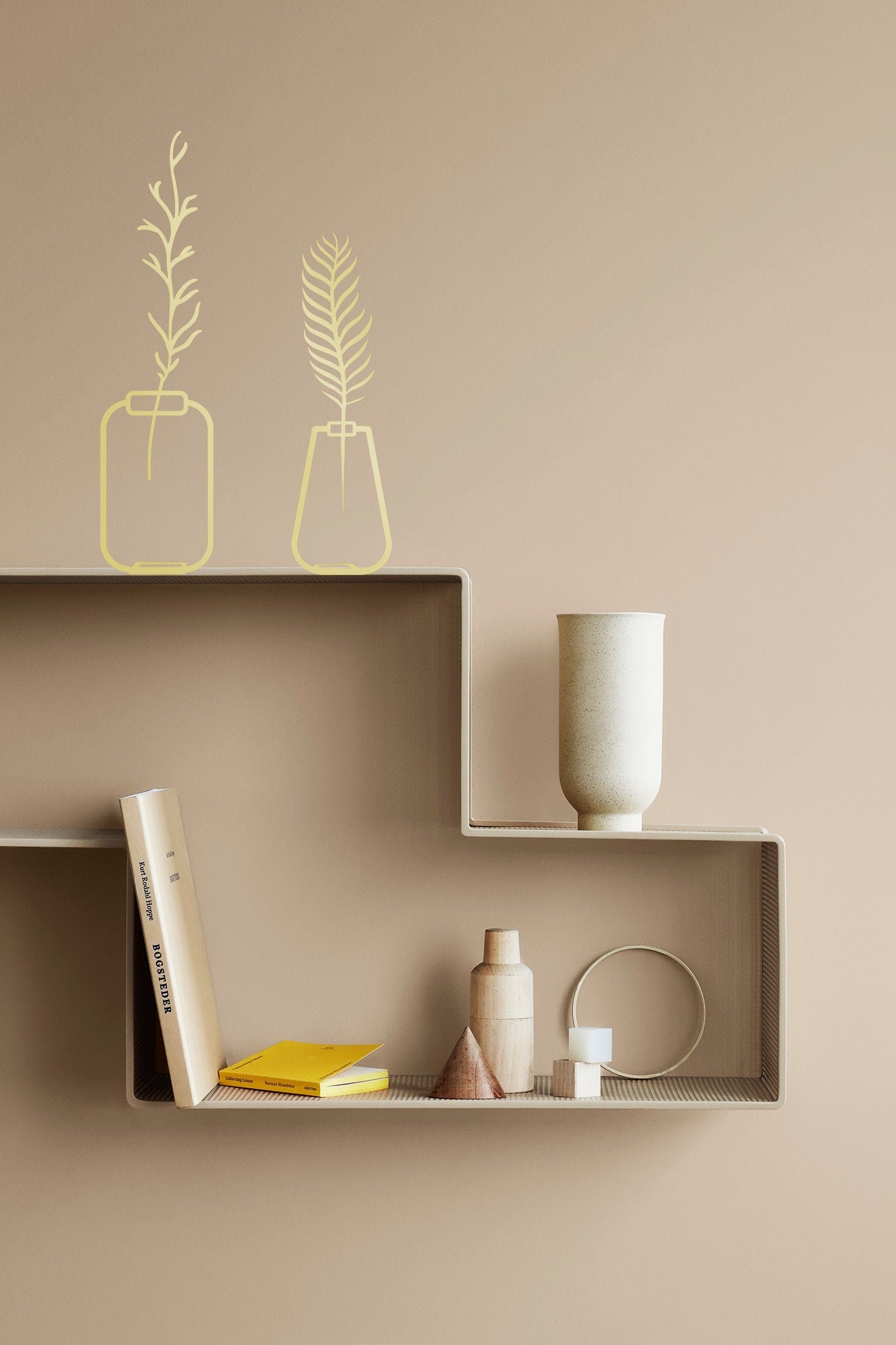 Gold Modern Vase Gold Decorative Object Gift for Her - Etsy