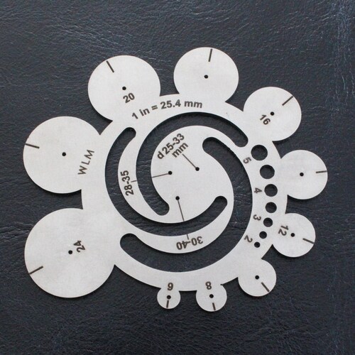 Leather Belt Strap Stencil Leather Craft Belt Ruler Belt | Etsy