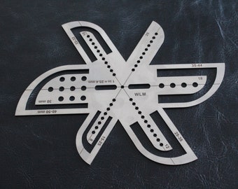 Leather Belt End Template - Etsy