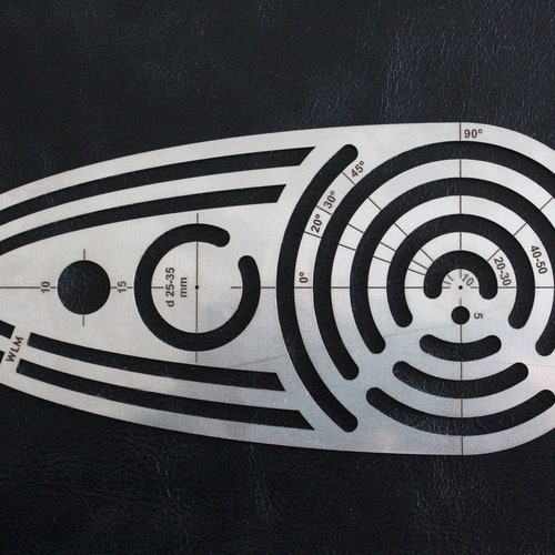 Leather Belt Strap Stencil Leather Craft Belt Ruler Belt | Etsy