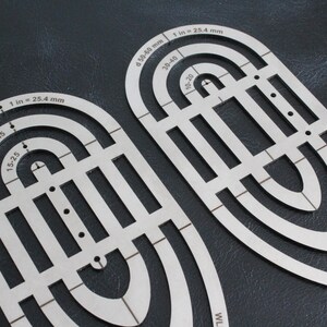 2 Pcs Leather Belt Strap Templates Stencil for Belt Crafting - Etsy