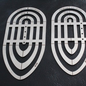 2 Pcs Leather Belt Strap Templates Stencil for Belt Crafting - Etsy