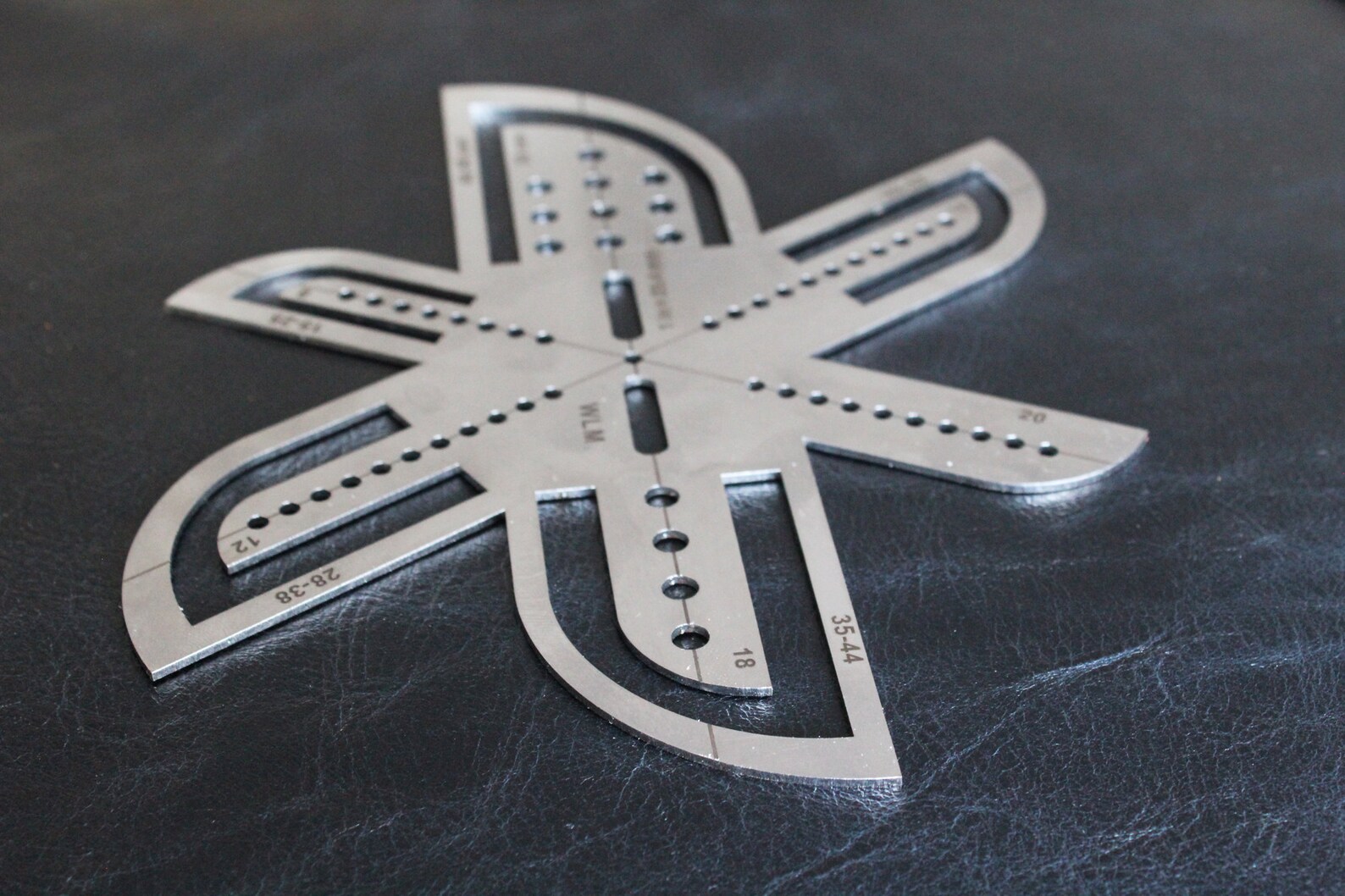 Leather Belt Strap Stencil Leather Craft Belt Ruler Belt - Etsy