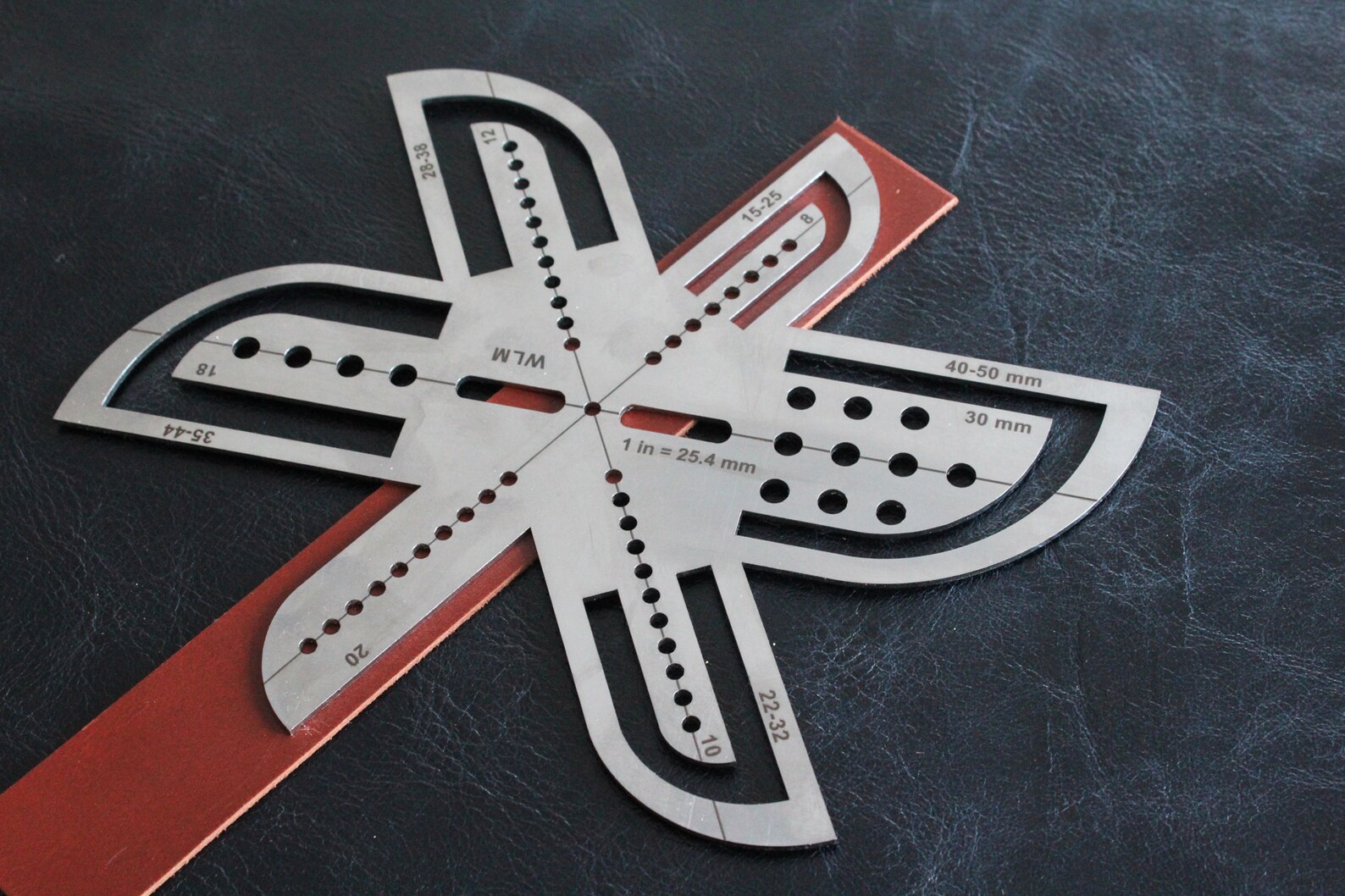 Leather Belt Strap Stencil Leather Craft Belt Ruler Belt | Etsy