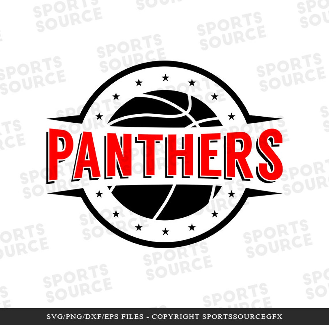 Panthers SVG Basketball SVG Panthers Basketball Graphic - Etsy