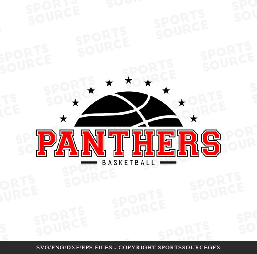 Panthers SVG, Basketball SVG, Panthers Basketball Graphic, Sports, Logo ...