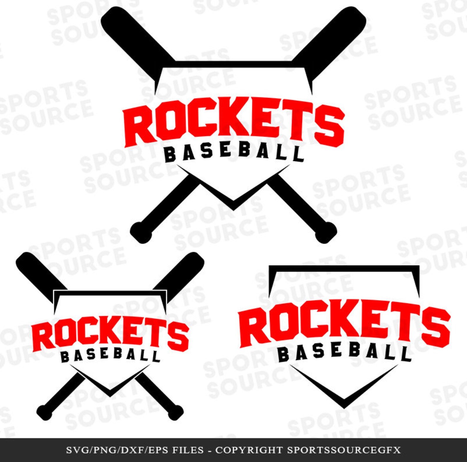 Rockets Baseball SVG, Baseball SVG, DXF, Team Logo, Silhouette Files ...
