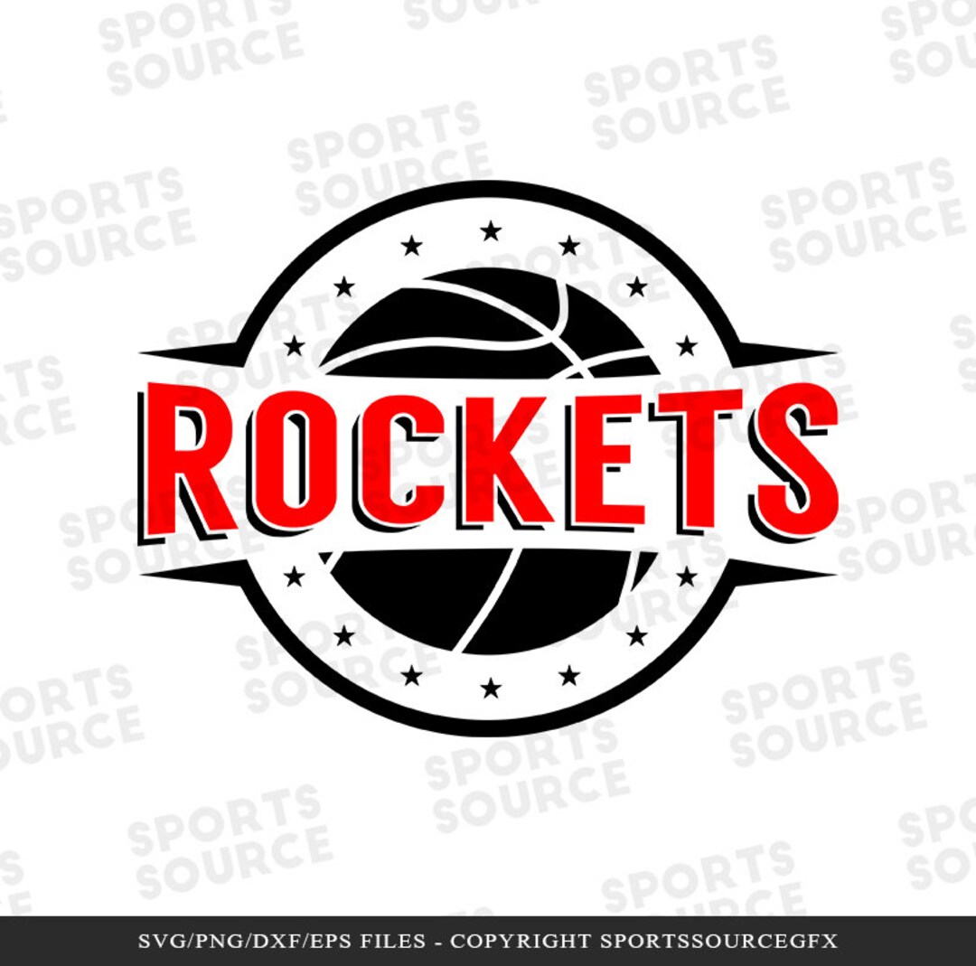 Rockets SVG, Basketball SVG, Rockets Basketball Graphic, Sports, Logo ...