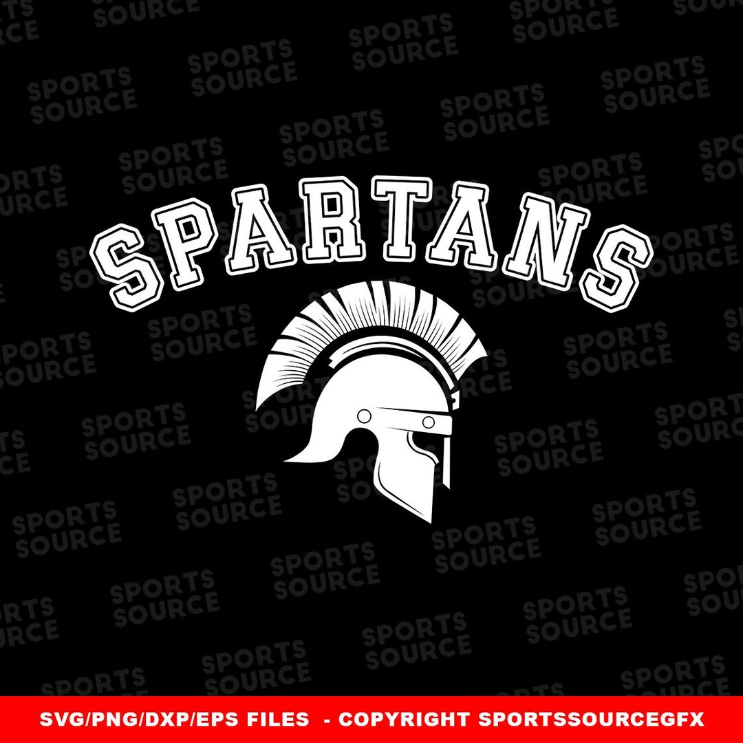 Spartans Logo SVG, Sports Team Template for Football, Basketball ...