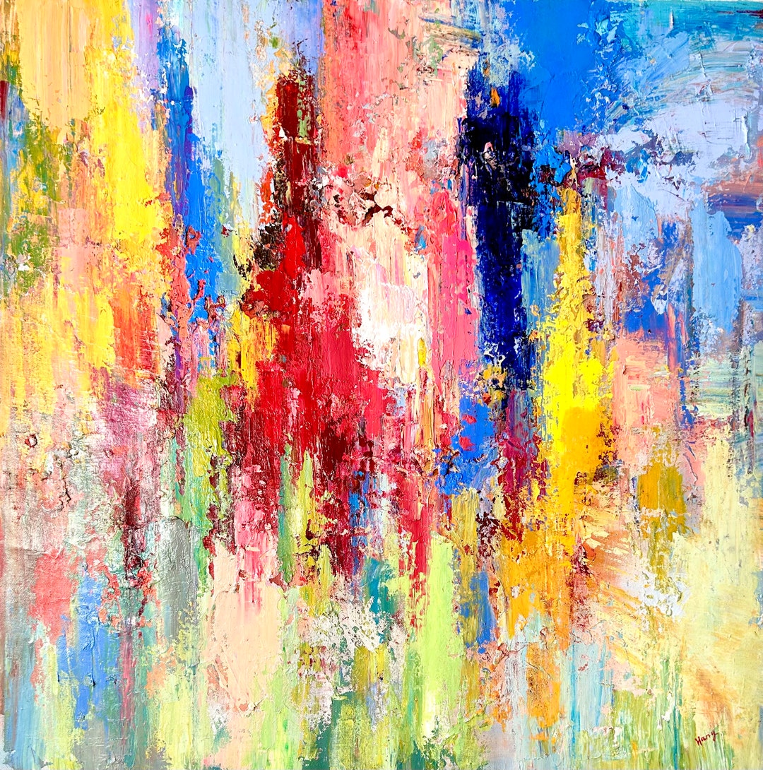 Oil Painting, Abstract Oil Painting, Decorative Painting, Original Oil ...