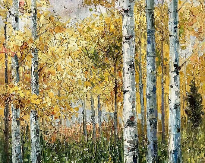 Impression Landscape, Oil Painting, on Canvas, Wall Art ,home ...