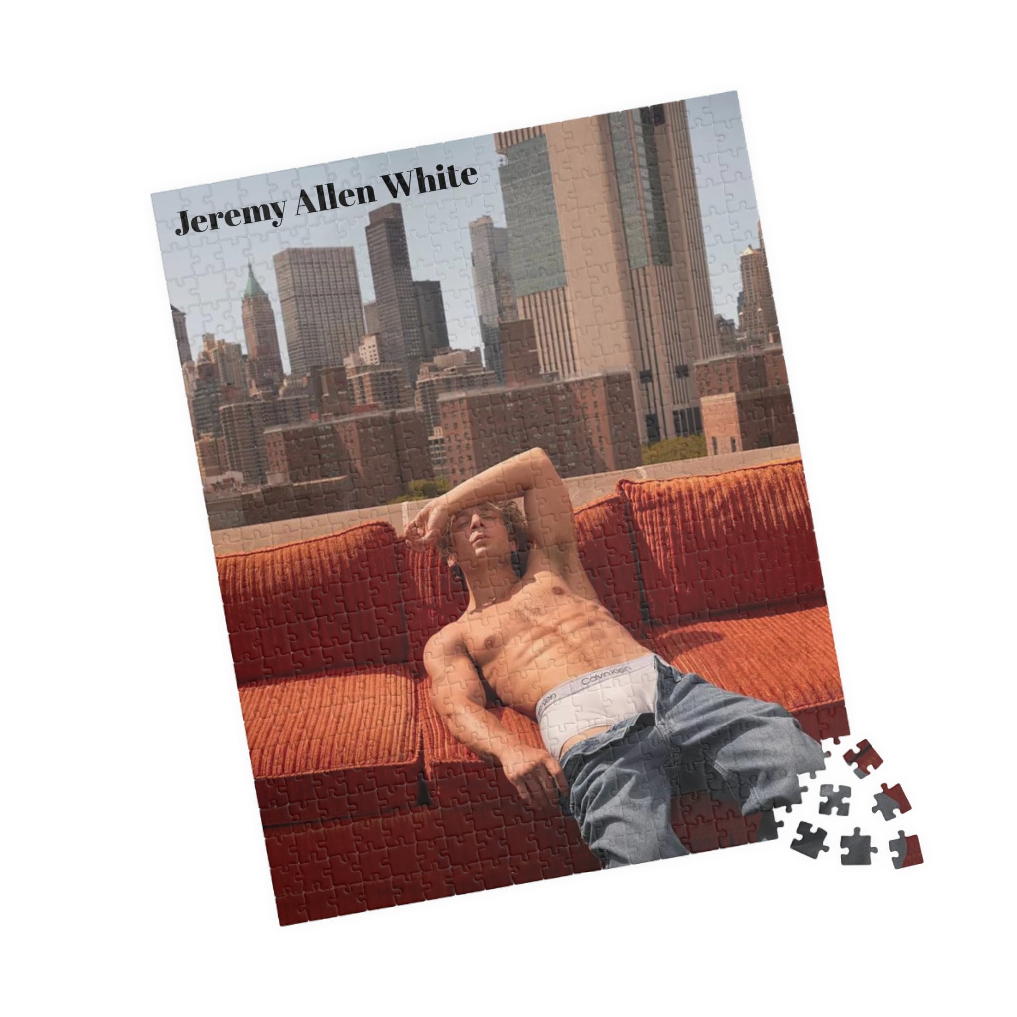 Jeremy Allen White Calvin Klein Jigsaw Puzzle Yes Chef the Bear Hulu ...