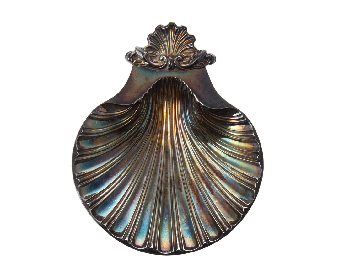 Sheffield England Silverplate Shell Dish - Etsy