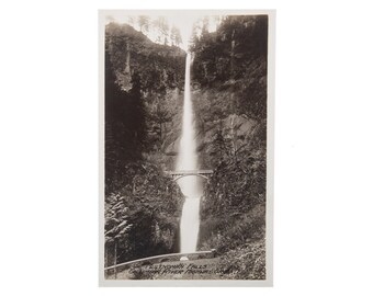 Multnomah Falls Postcard - Etsy
