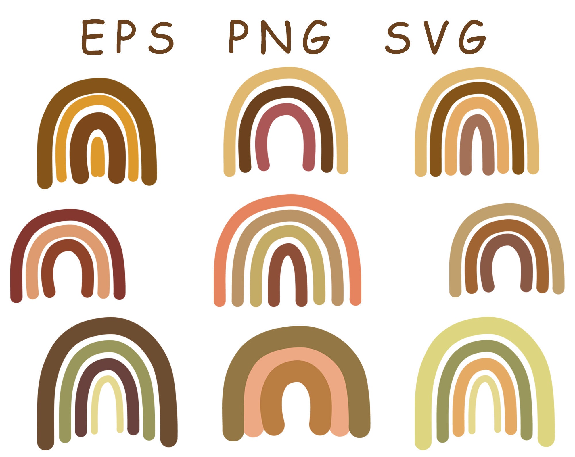 Rainbow Baby Svg Clipart. Rainbow Baby Clip Art - Etsy