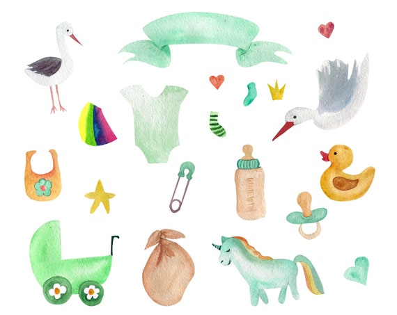 Green Baby Rattle Clip Art