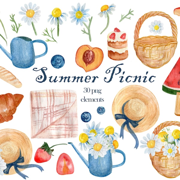 Picnic Clip Art - Etsy