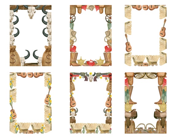 Western Clip Art Borders