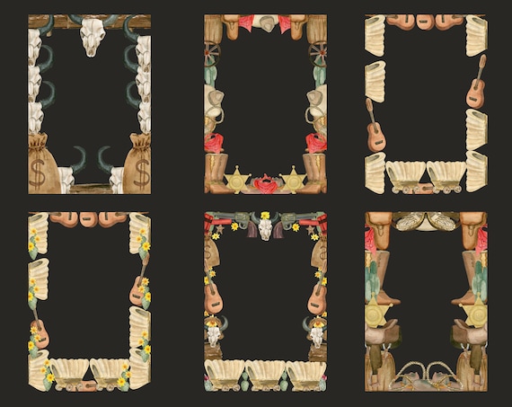Western Clip Art Borders Frames