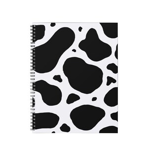 Digital Cow Print Graphics - Monochrome SVG and Paper Pack. Printable ...