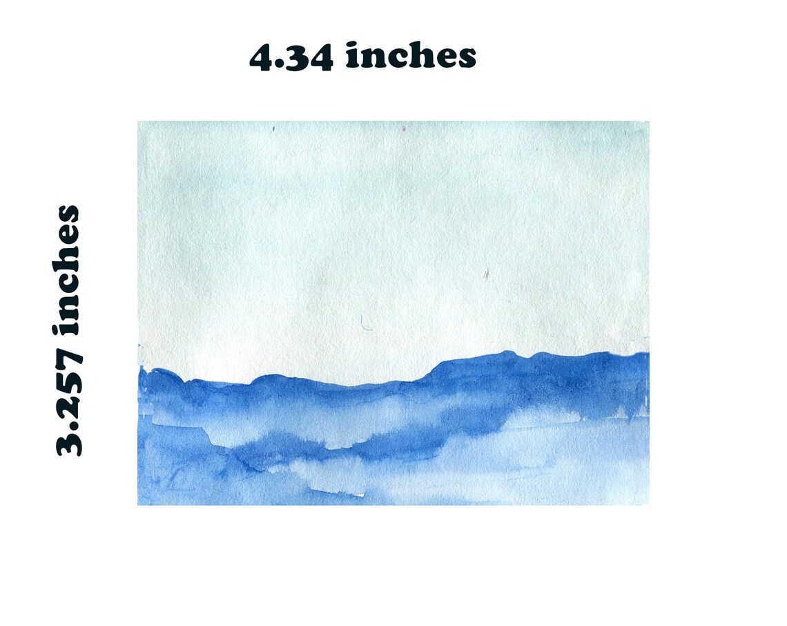 Blue Ridge Mountains Clipart, Watercolor Landscape - Etsy Canada