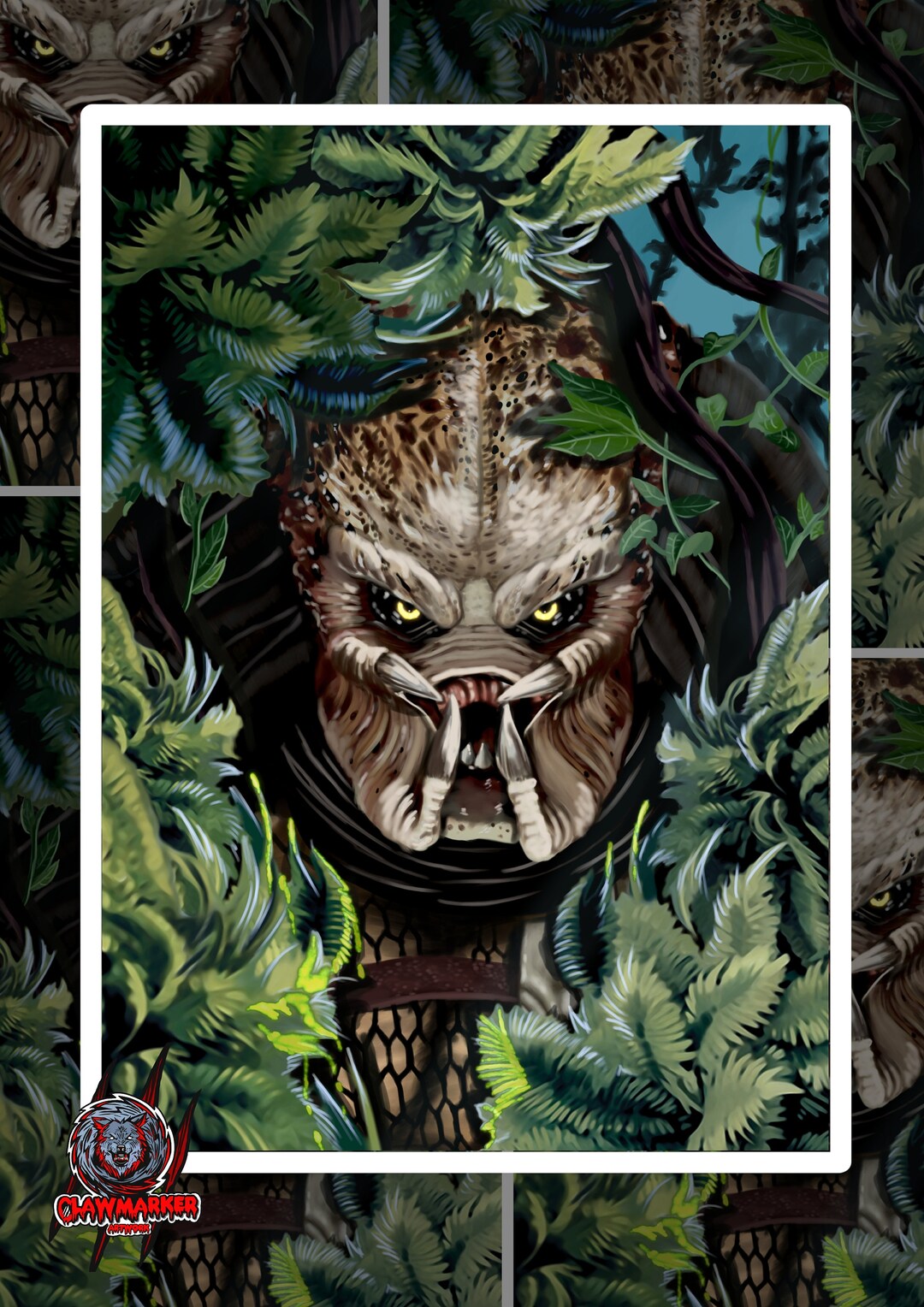 Predator Print (original Digital Artwork) - Etsy