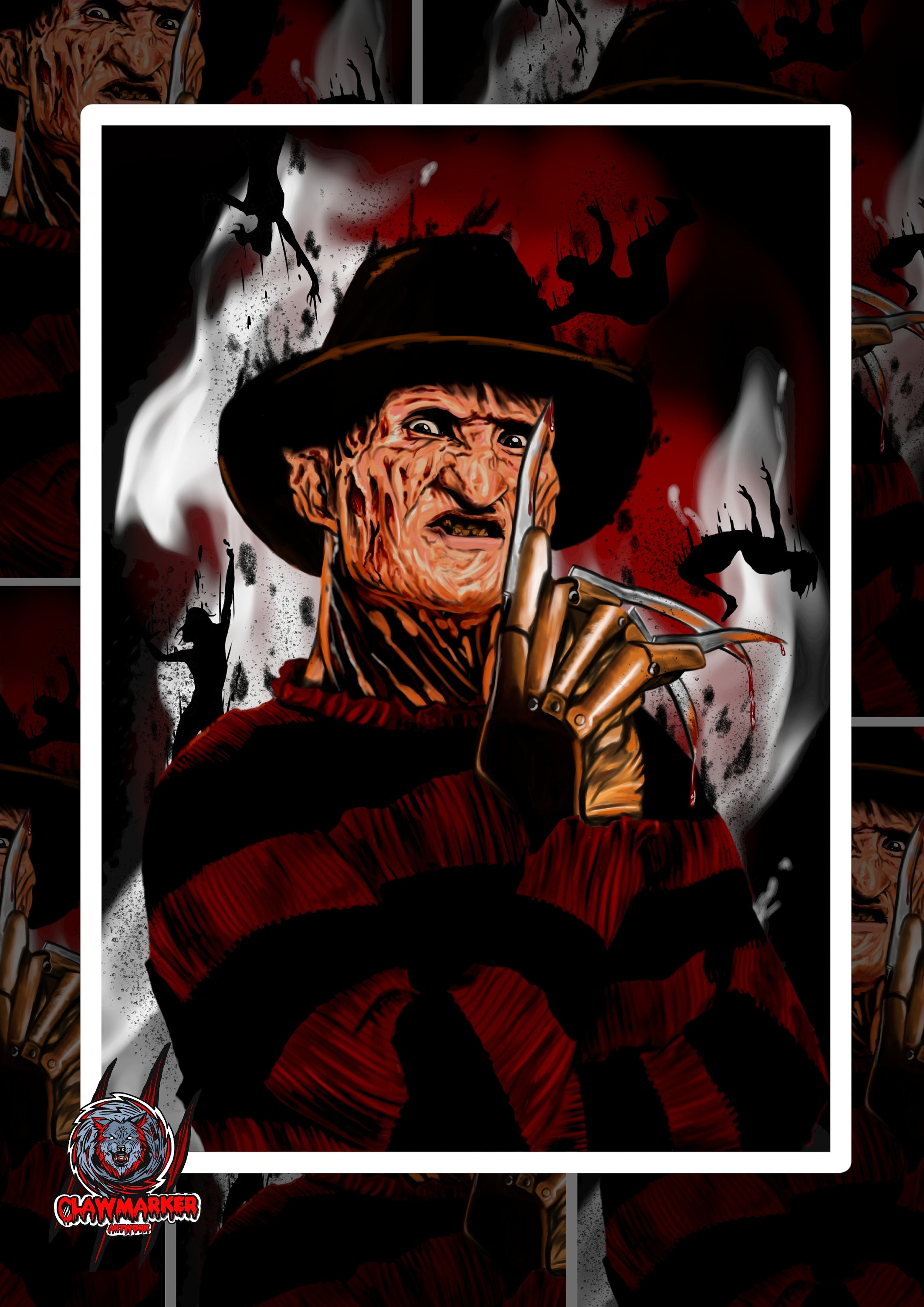 Freddy Krueger Print ( Original Digital Artwork) - Etsy