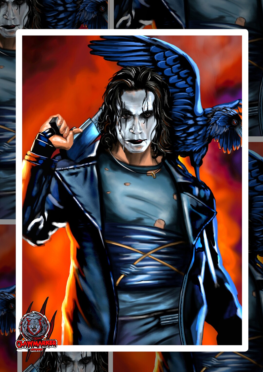 The Crow Print (original Digital Artwork) - Etsy