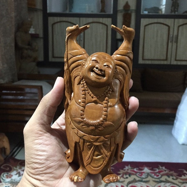 Laughing Buddha Statue - Etsy