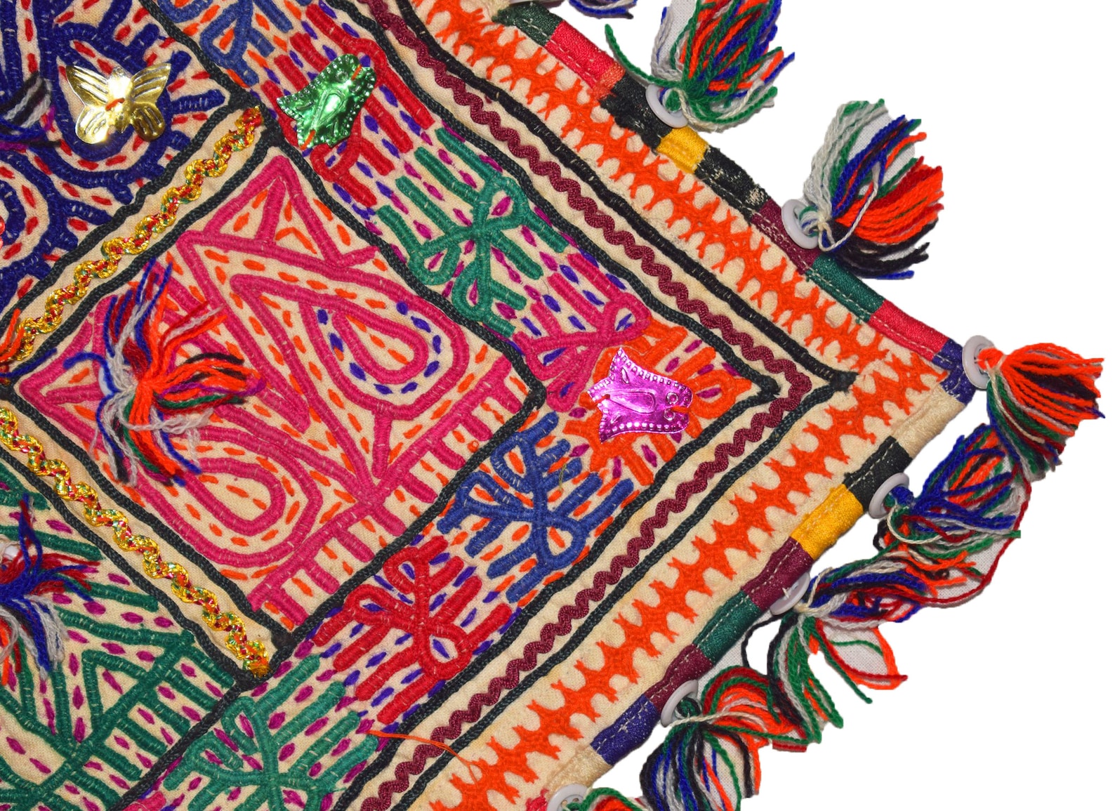 Ethnic Gujarat Kutchi Rabari Textile Hand Embroidery Work - Etsy